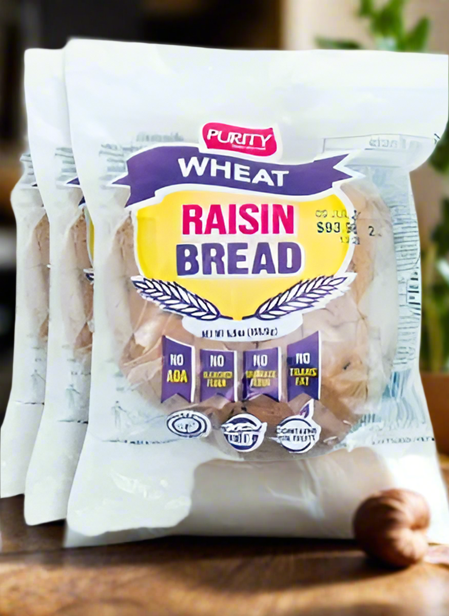 PURITY Raisin Bread 155 g (3 Pack) | Buy PURITY Raisin Bread 155 g (3 ...